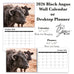 Black Angus Calendar: Perfect for Angus Cattle Lovers