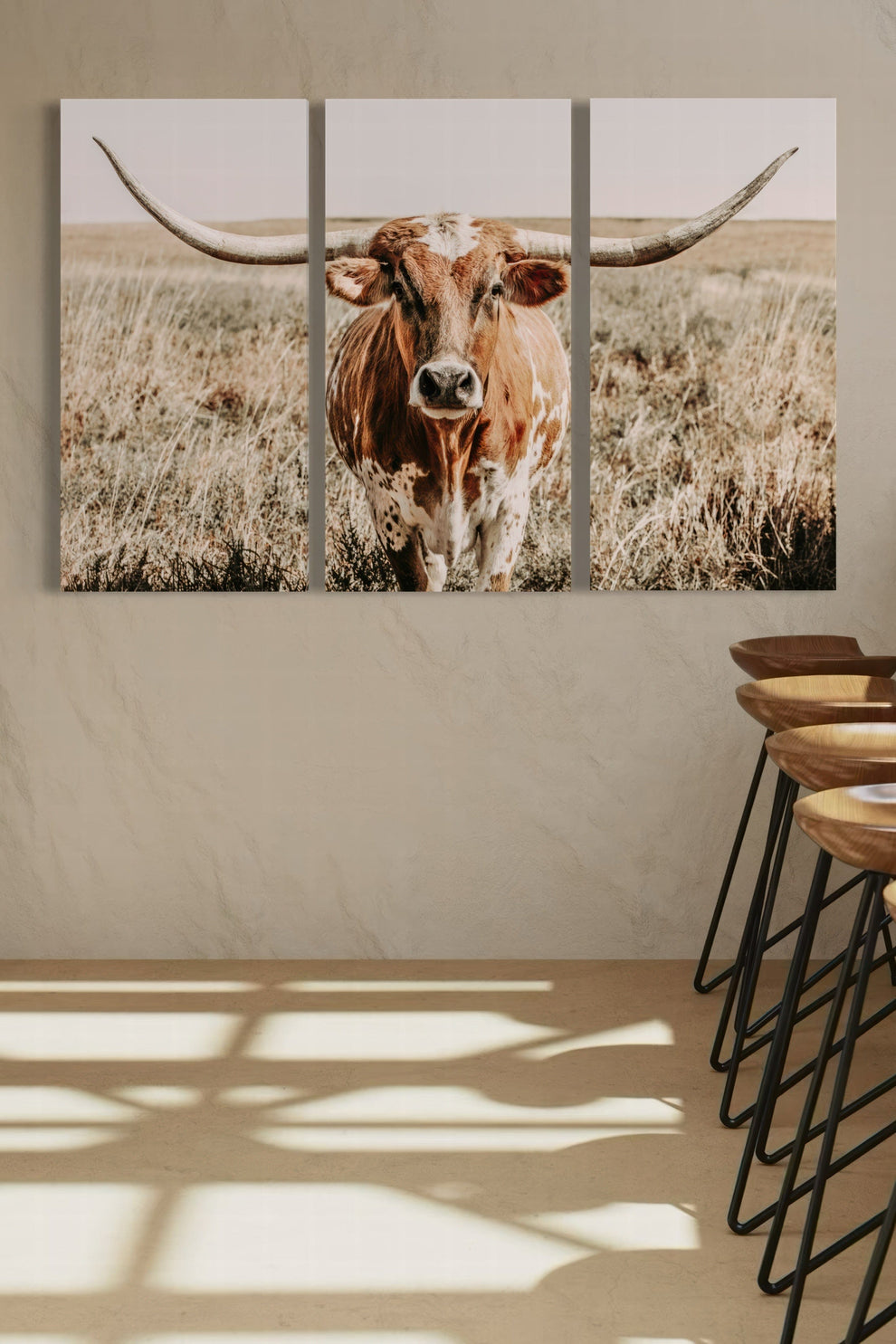Extra Large Longhorn Wall Art for Stunning Western Decor - Teri James ...