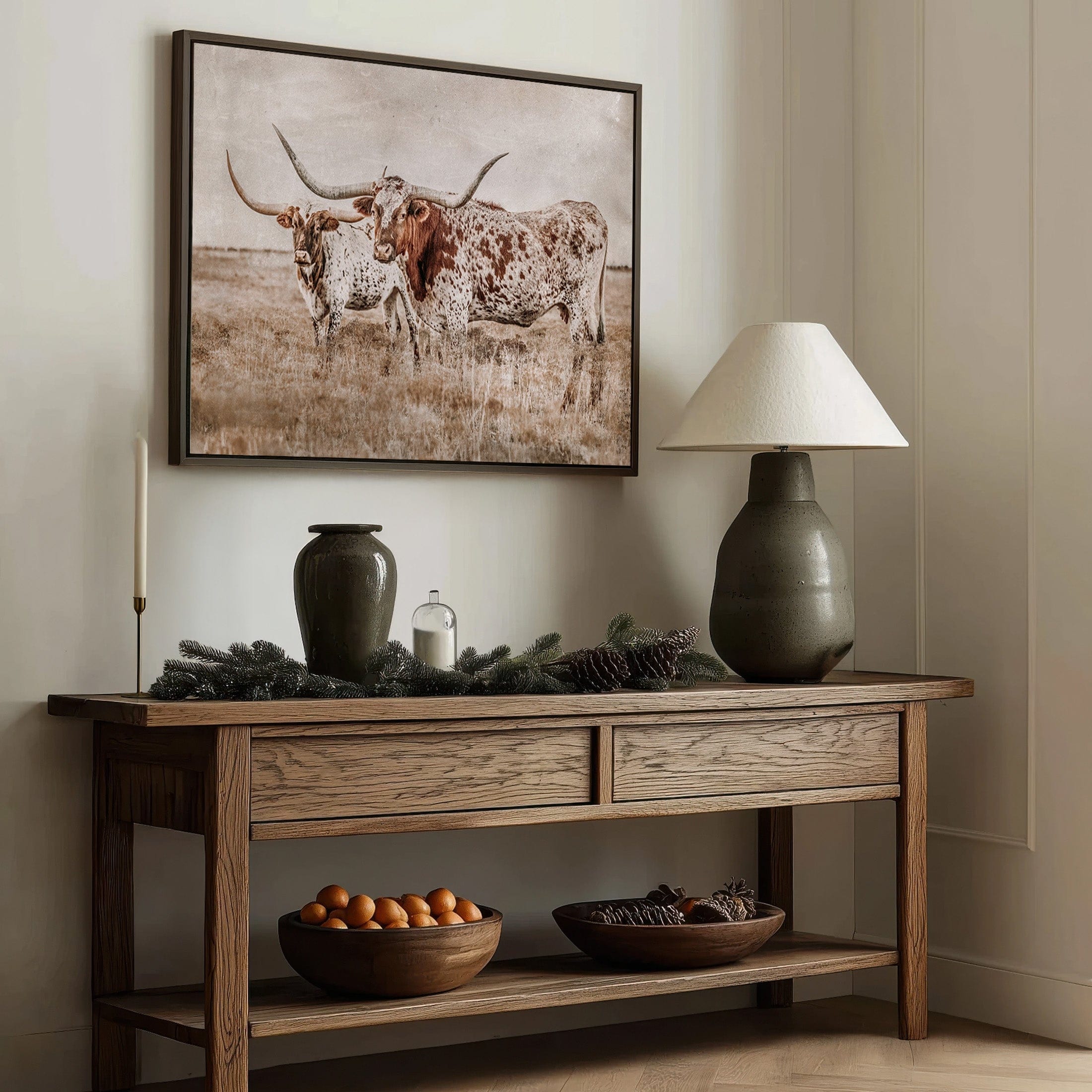 Texas Longhorn Wall Art | Rustic & Western - Teri James Photography