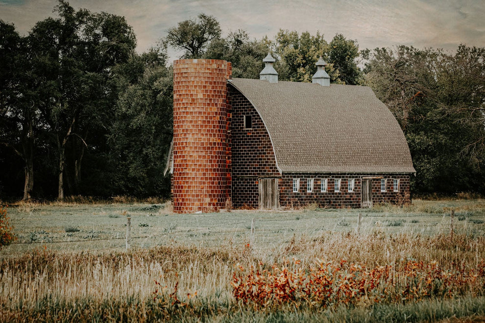 Old Brick Barn Art - Teri James Photography Canvas Print - Teri James ...