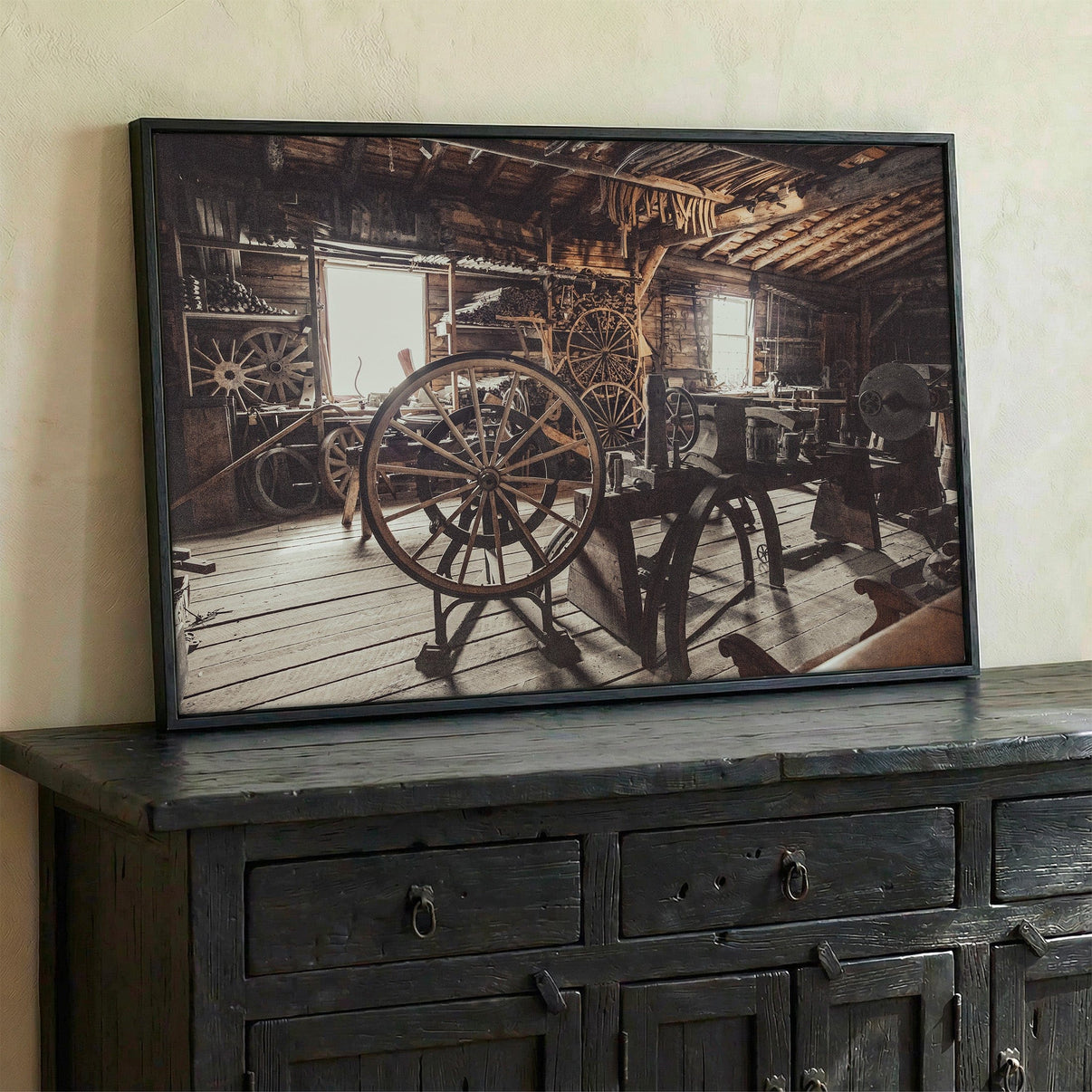 Rustic Industrial Wall Art: Timeless Workshop Charm