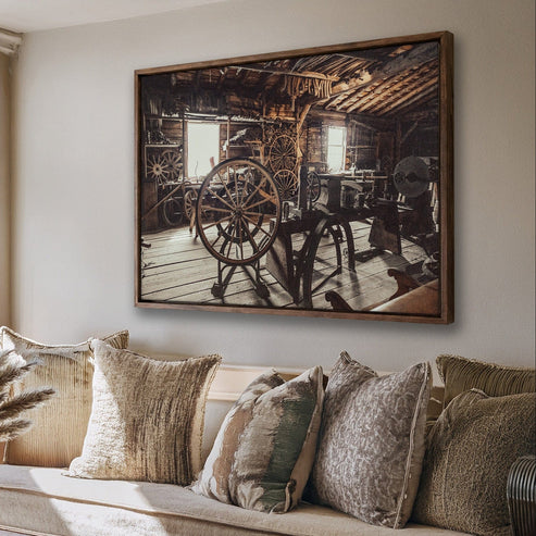 Rustic Industrial Wall Art: Timeless Workshop Charm