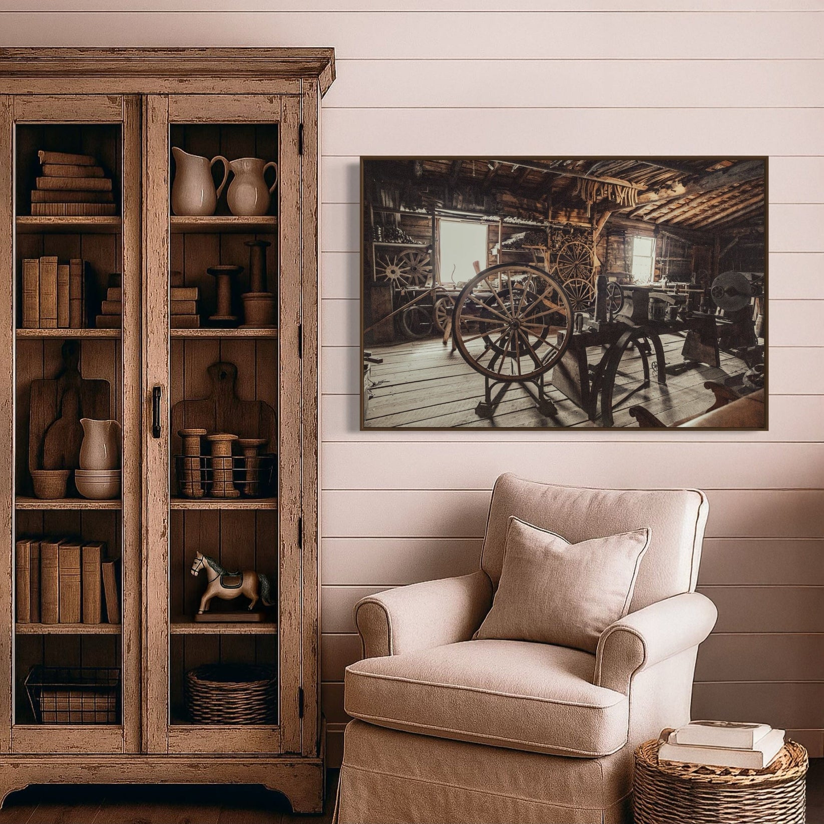 Rustic Industrial Wall Art: Timeless Workshop Charm - Teri James ...