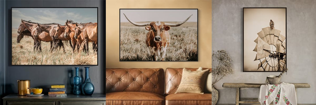 Large Western and Rustic Wall Art Canvas Prints and Photo Prints