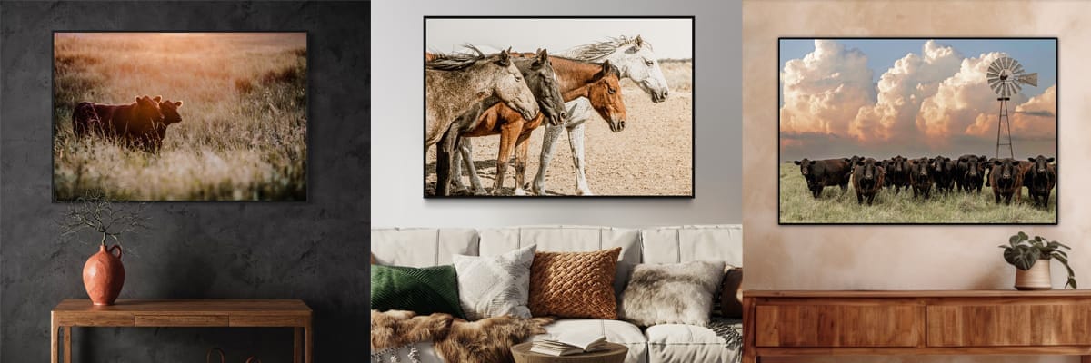 Large Western and Rustic Wall Art Canvas Prints and Photo Prints
