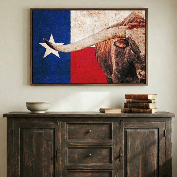 Texas Lone Star Flag Print – Unique Texas Artwork