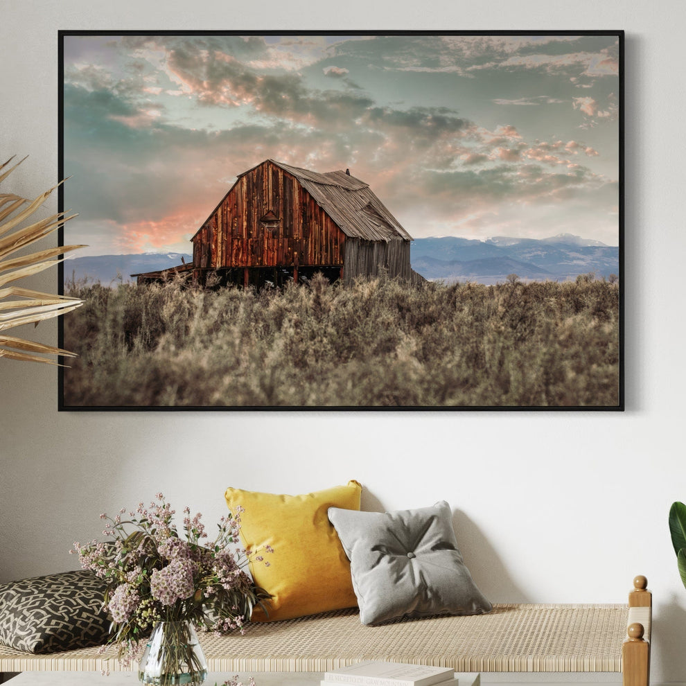 Western Wall Decor | Rustic Barn Print - Teri James Photography