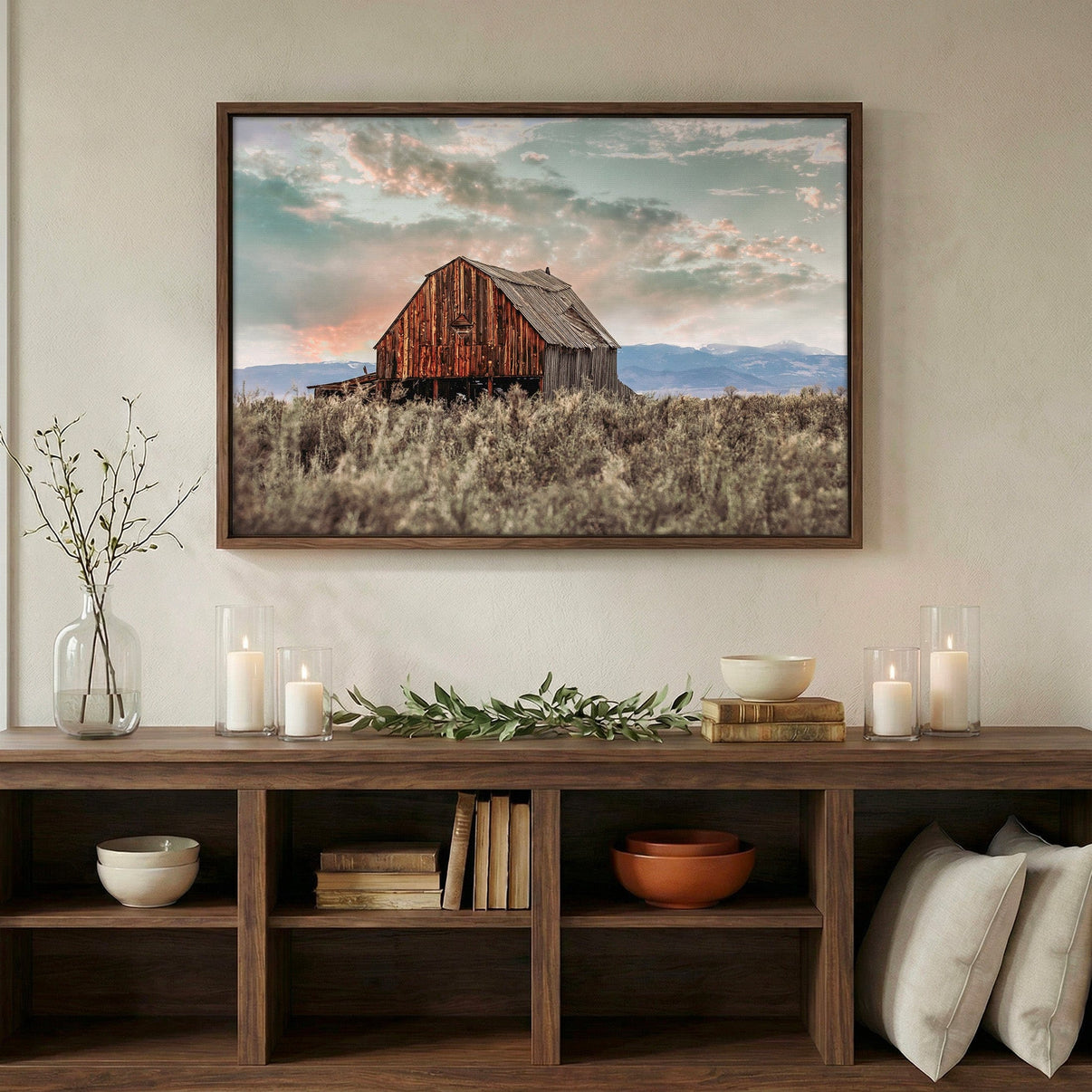 Western Wall Decor Rustic: Elegant Barn Art Prints